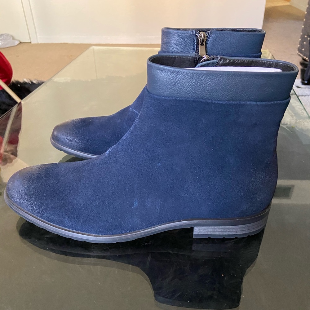 Brand New Velvet Angle Boots - Gem